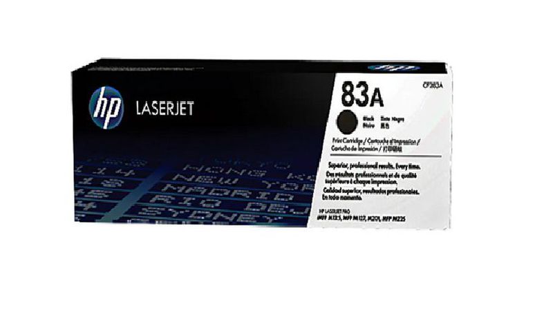 HP Toner Cartridge 83A untuk Printer LaserJet CF283A Black 1unit