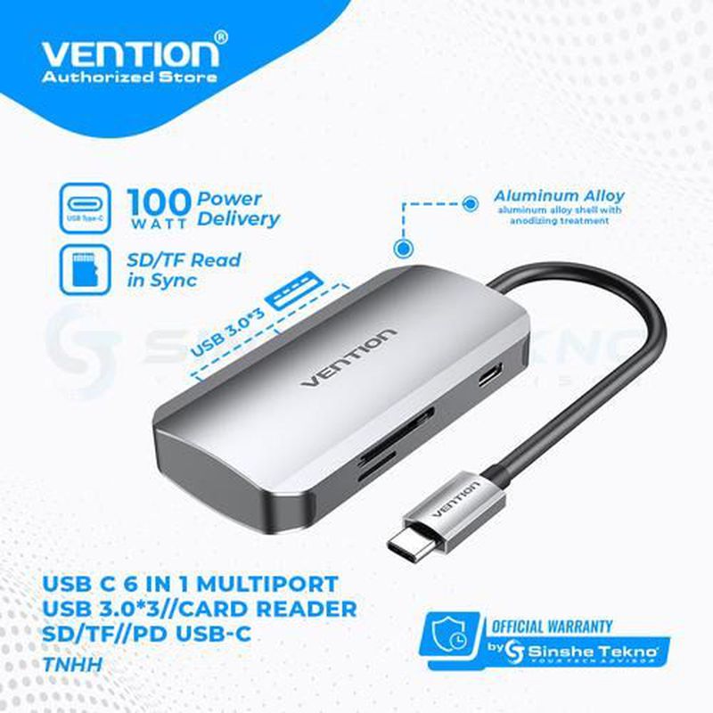 VENTION Multiport HUB 6in1 - TNH