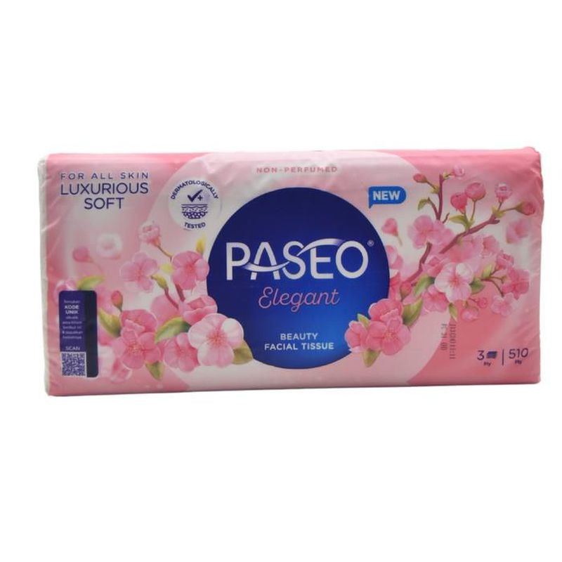 Tissue Paseo Facial Elegant Soft Pack 510's