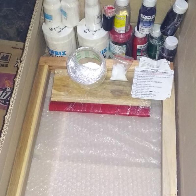 Set Peralatan Sablon dan Cetak