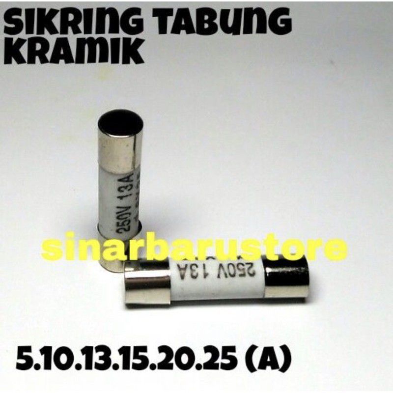Sikring/Fuse Keramik 10 s/d 13 A