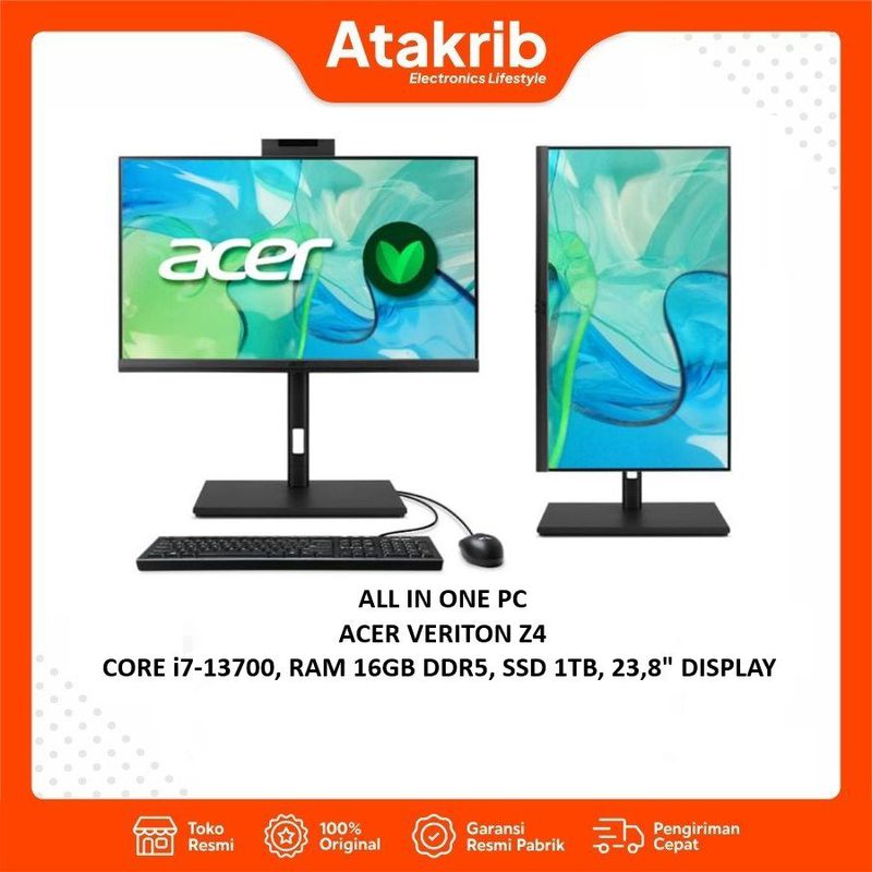 ALL IN ONE PC MEREK ACER, TYPE VERITON Z4 - i7 13700