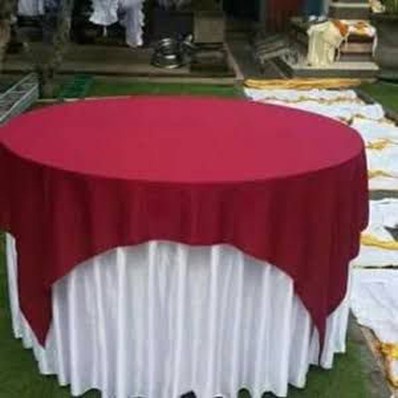 Loundry Taplak Meja Round Table Rumbai