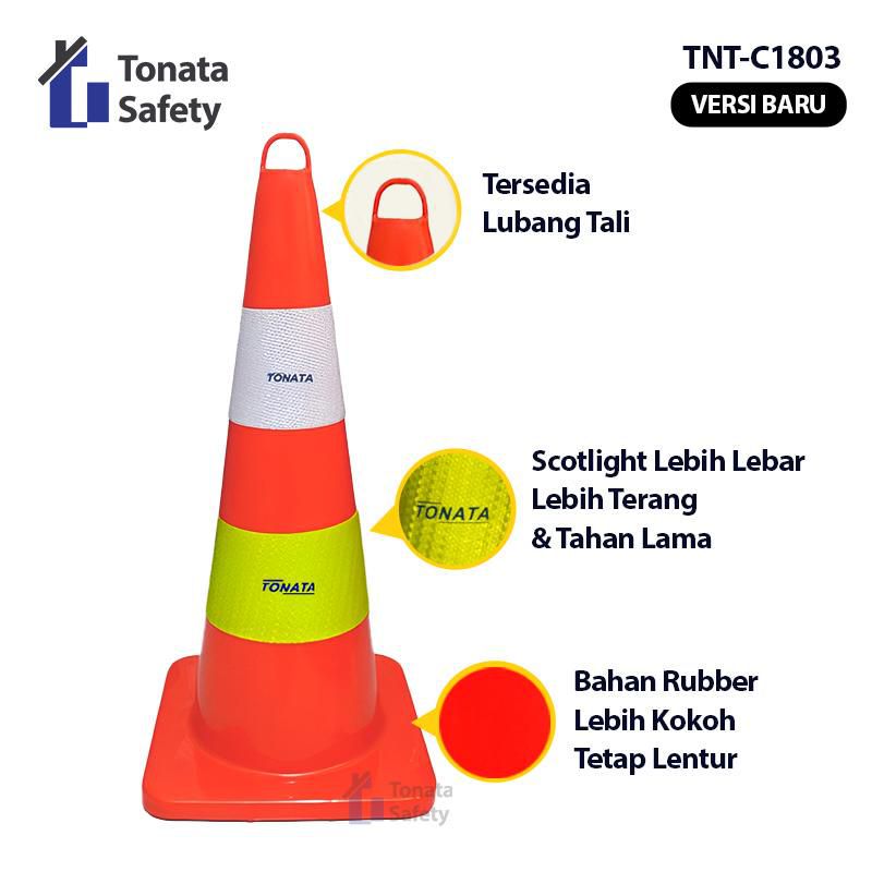 Traffict Cone Tinggi 75 cm