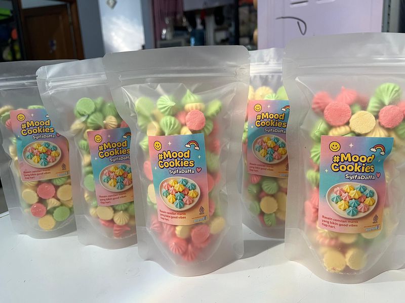 Mood Cookies ( Meringue Cookies/Kue Busa)