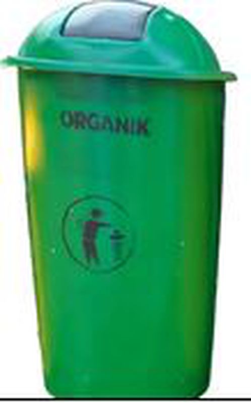 TEMPAT SAMPAH 80 LITER DOUBLE - Merah
