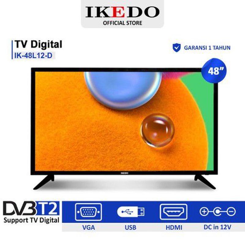 TV LED 48 inch IKEDO IK-48L12-D FULL HD DISPLAY