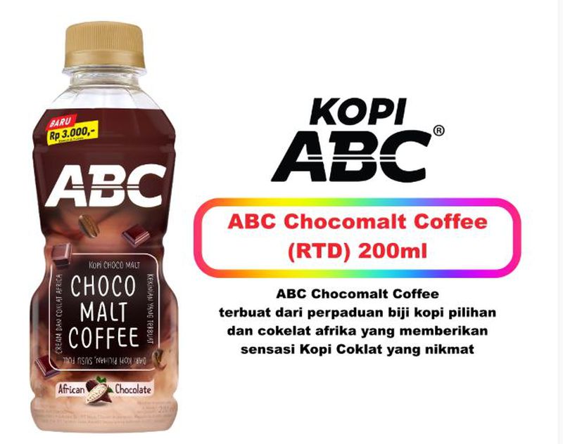 ABC Ready To Drink (RTD) Chocomalt 200ml
