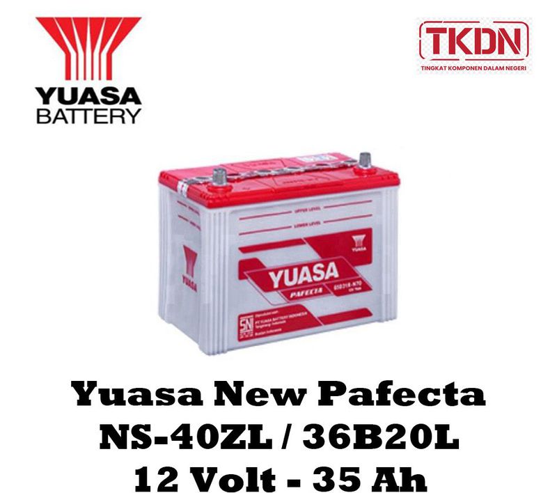 YUASA NEW PAFECTA NS-40ZL / 36B20L, 12 VOLT - 35 AH