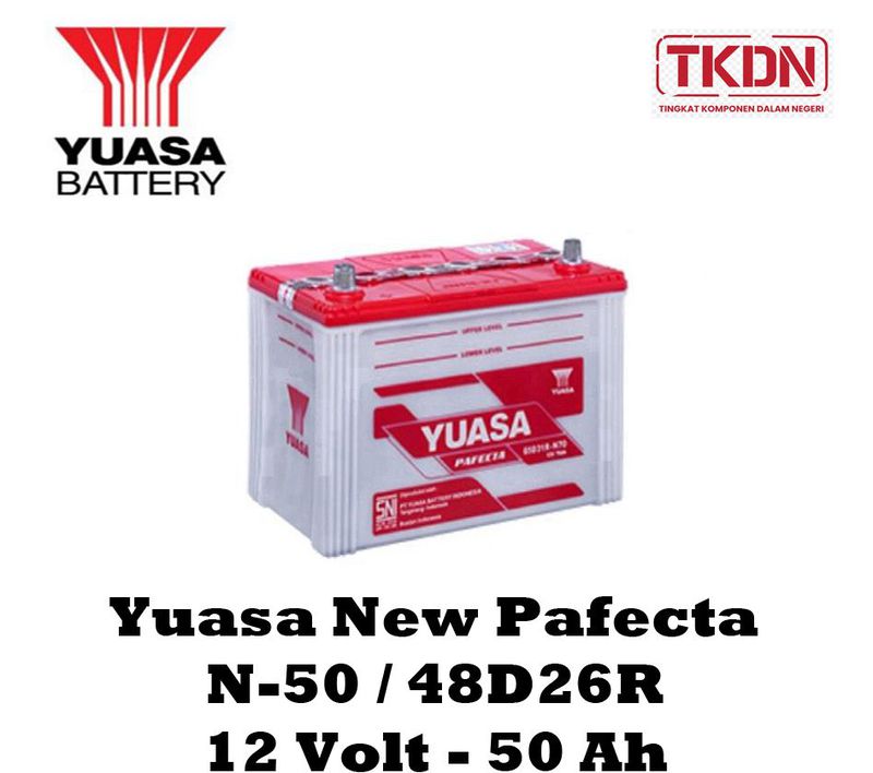 YUASA NEW PAFECTA N-50 / 48D26R, 12 VOLT - 50 AH