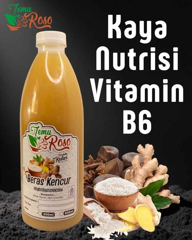 Minuman Sehat Tradisional Temu Roso Beras Kencur Ukuran Botol 600ml