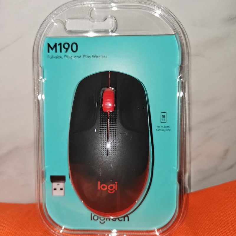 Mouse Wireless Logitech M190 Original