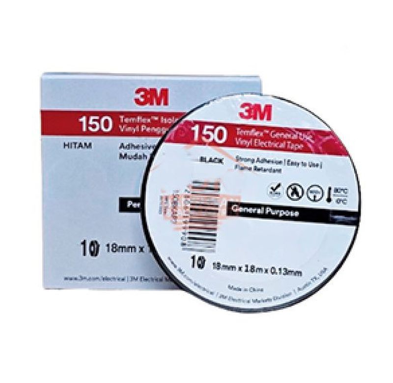 Isolasi Listrik 3m 150 Kotak Merah