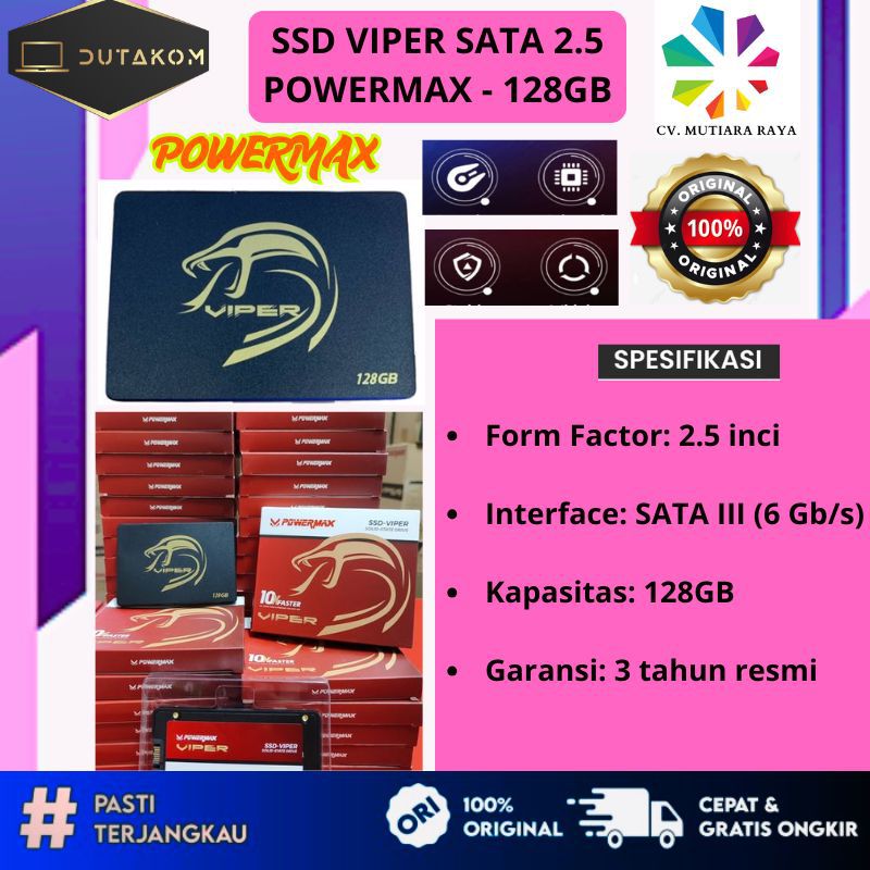 SSD SATA 2.5 VIPER POWERMAX 128GB