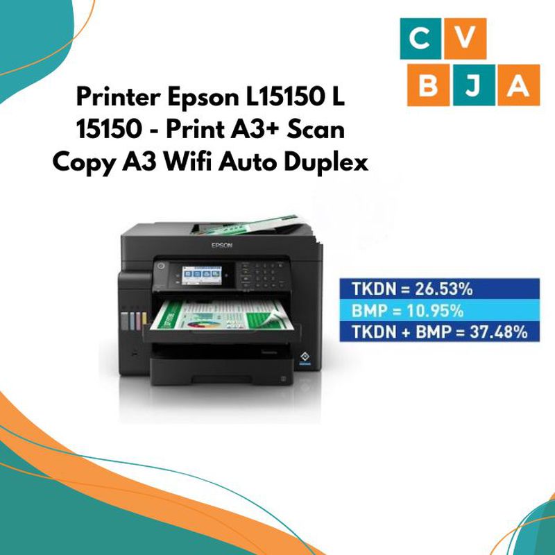 Printer Epson L15150 L 15150 - Print A3+ Scan Copy A3 Wifi Auto Duplex ...