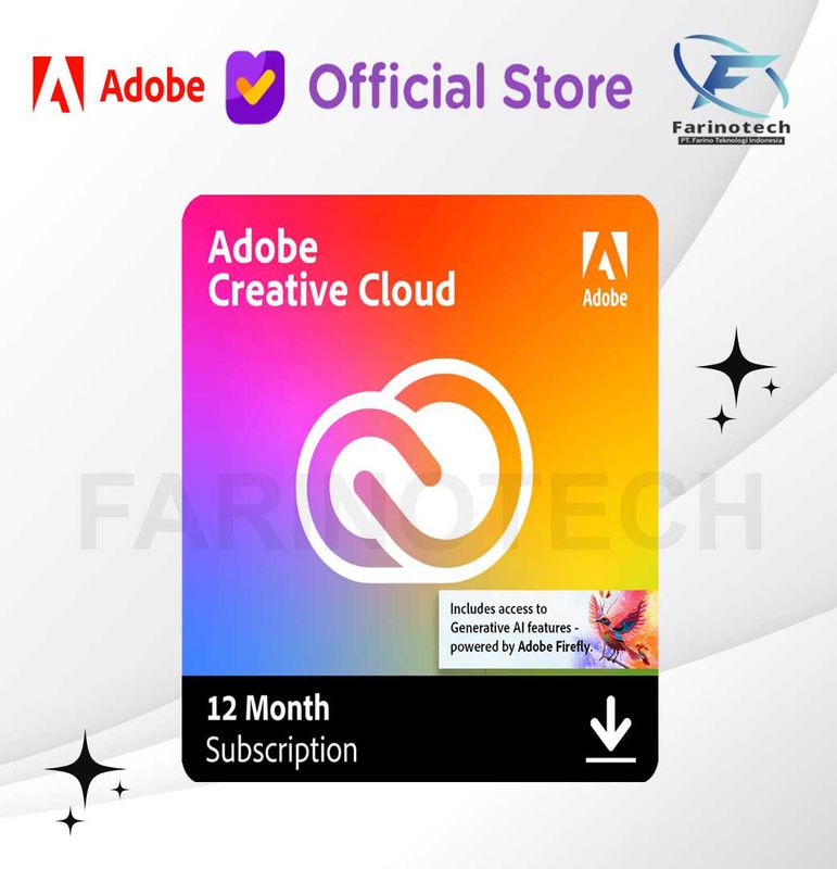 Adobe Creative Cloud All Apps 1 Year - Farinotech