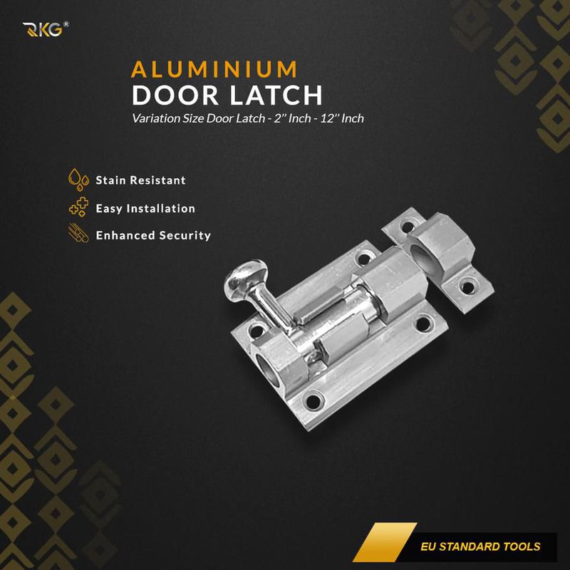 RKG Grendel Slot Pintu Barrel Bolt AlumInium - 12in