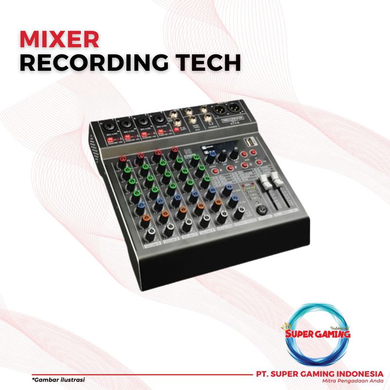 RECORDING TECH MIXER ELEGANT6 MK2 RT-WM200 + MIC