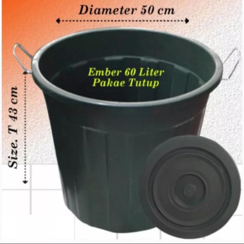 EMBER PLASTIK 60 LITER