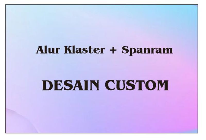 Alur Klaster + Spanram (90 x 60)
