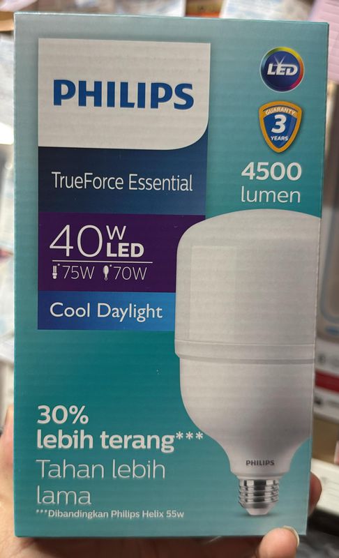 Lampu LED Philips 40 watt Tabung
