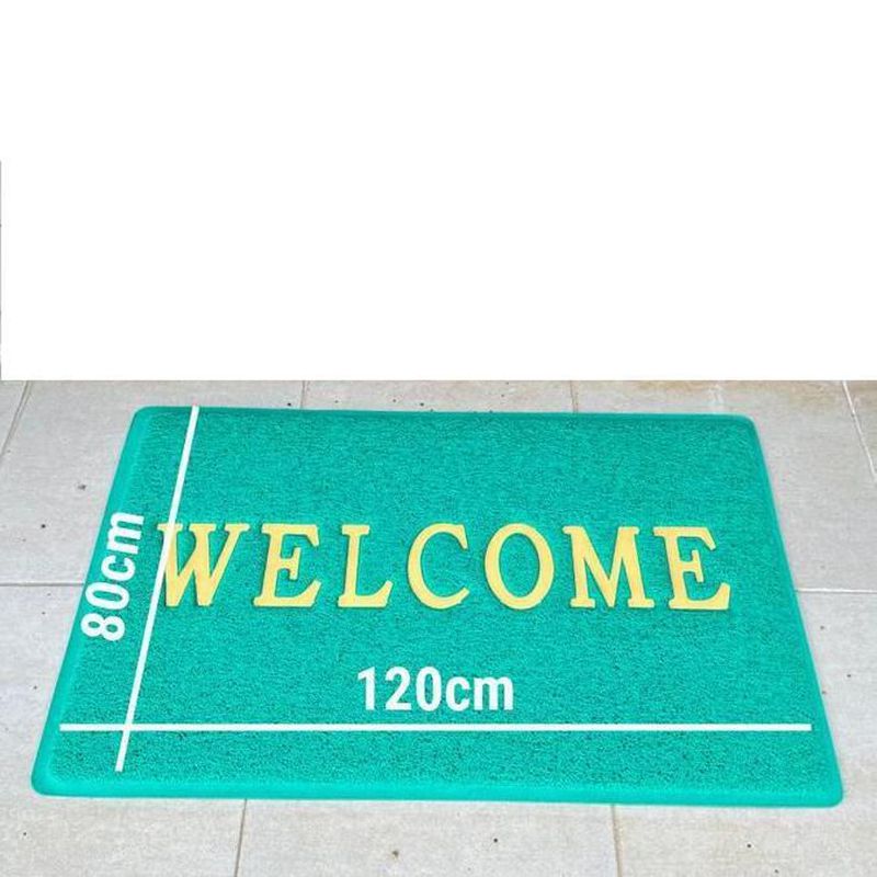 Keset Karpet PVC e Bihun Welcome New 120x80 - Biru