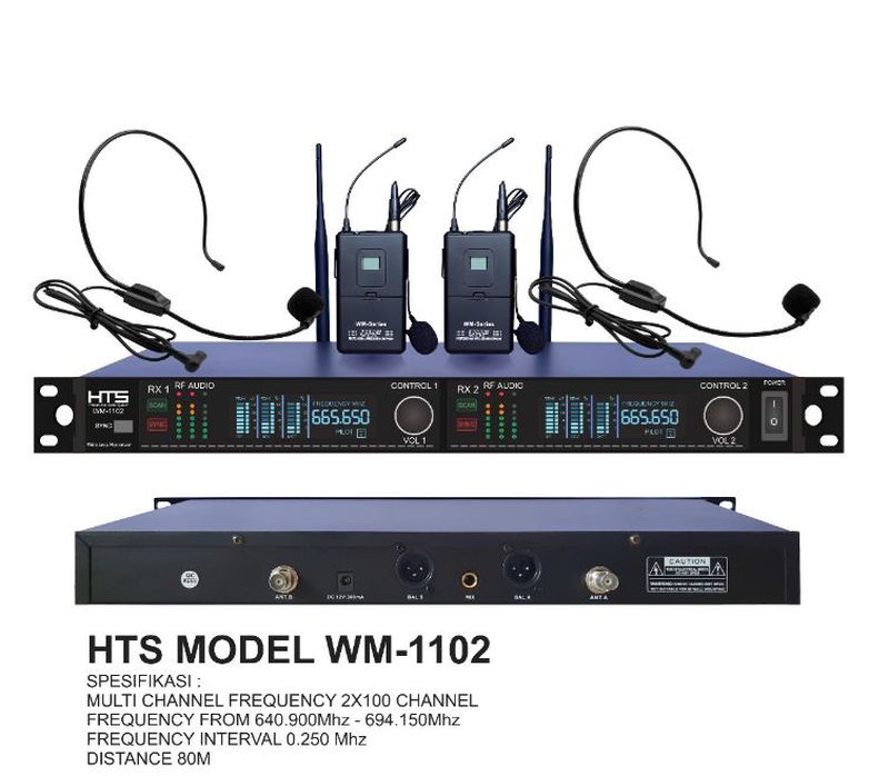 WIRELESS MICROPHONE HTS WM-1102