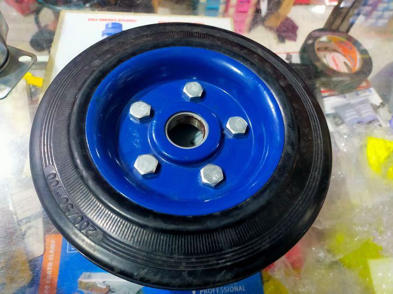 Roda Troli Set (isi 2 roda 8 inch+ 1 roda 2 inch)