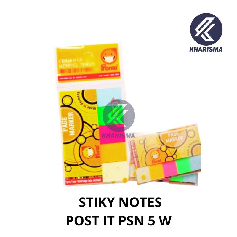 STIKY NOTES PSN 15 PAGE MARKER 5 W