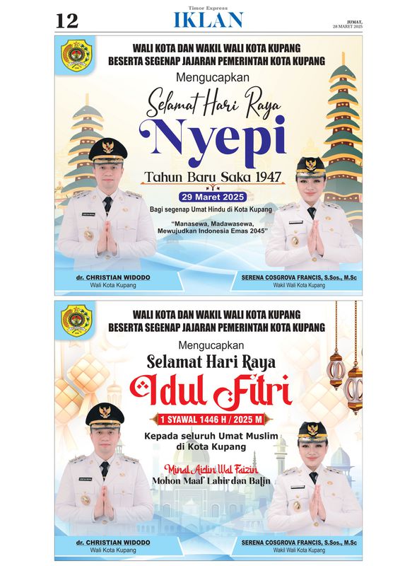 Iklan Uc. Hari Raya Idul Fitri Tanggal 28 Maret 2025