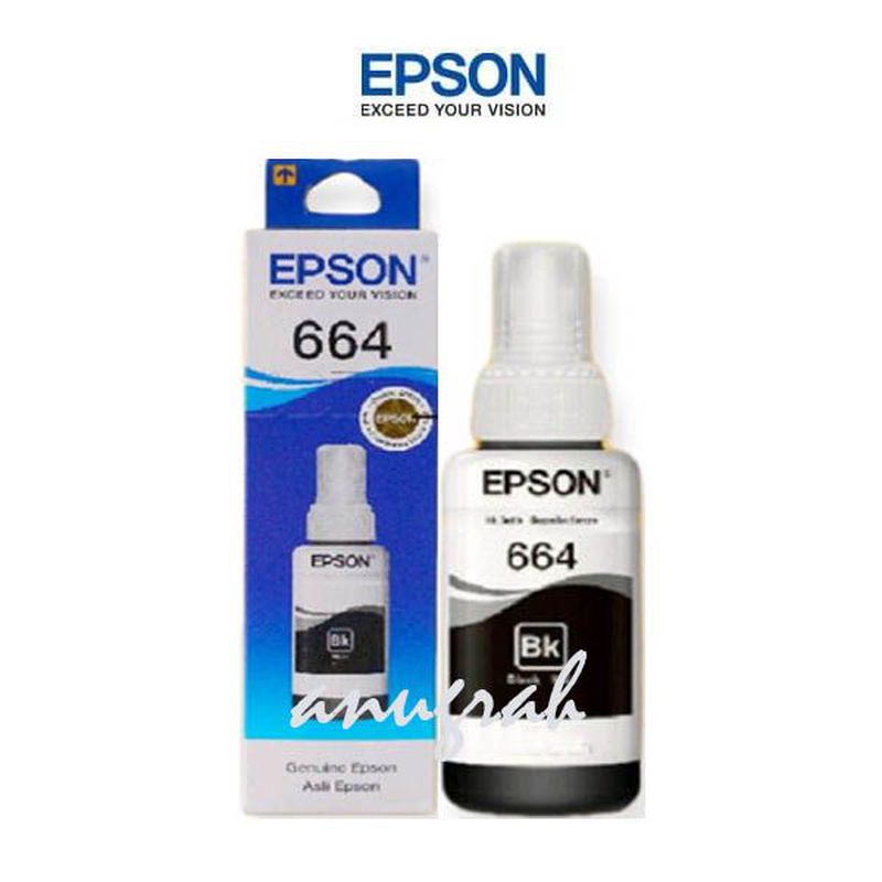 Tinta Epson 664 - Black (Hitam)