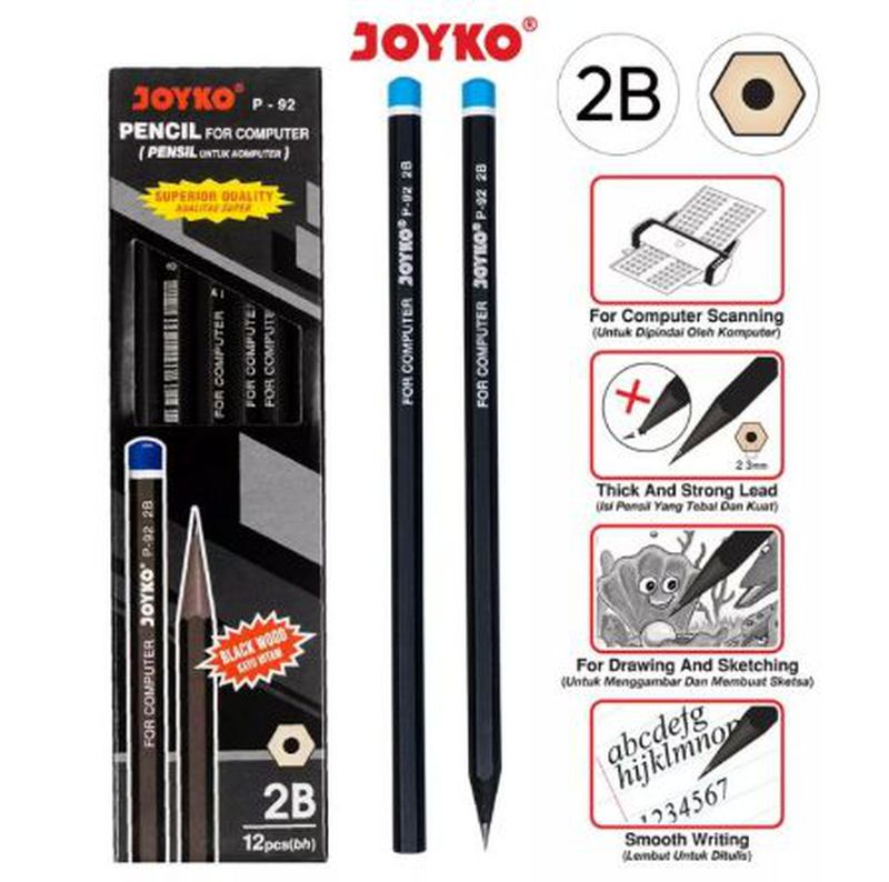Pensil 2B Hitam