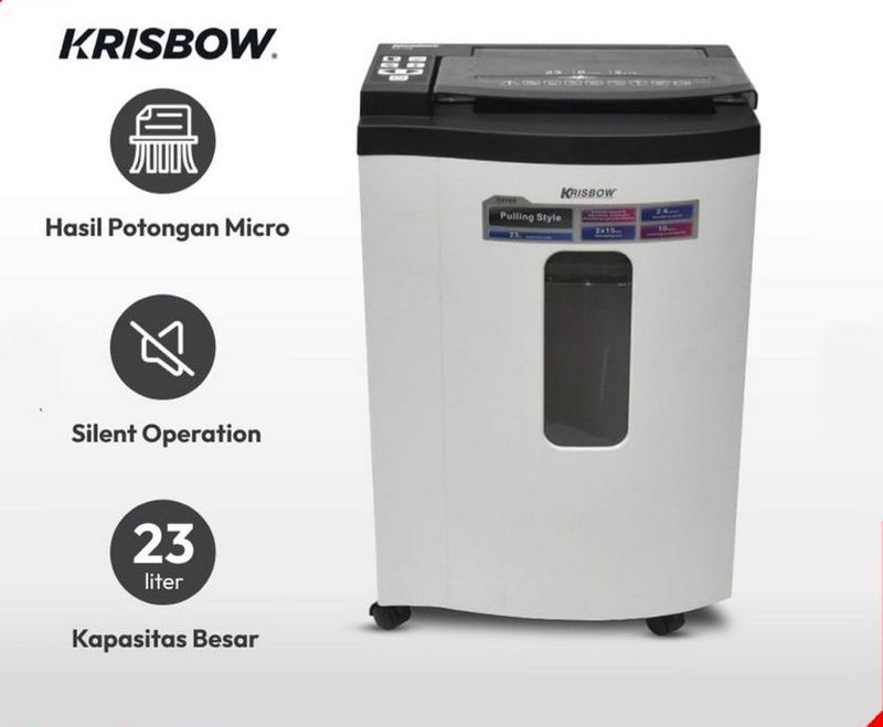 Krisbow Alat Penghancur Kertas Micro Cut S8106 / PAPER SHREDDER