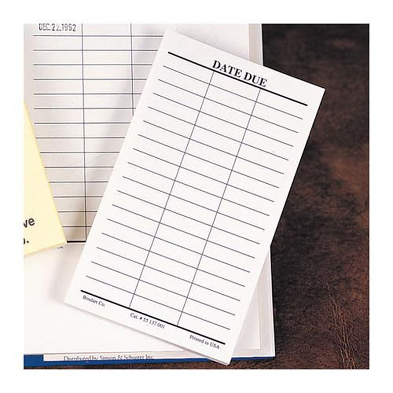Date due slip