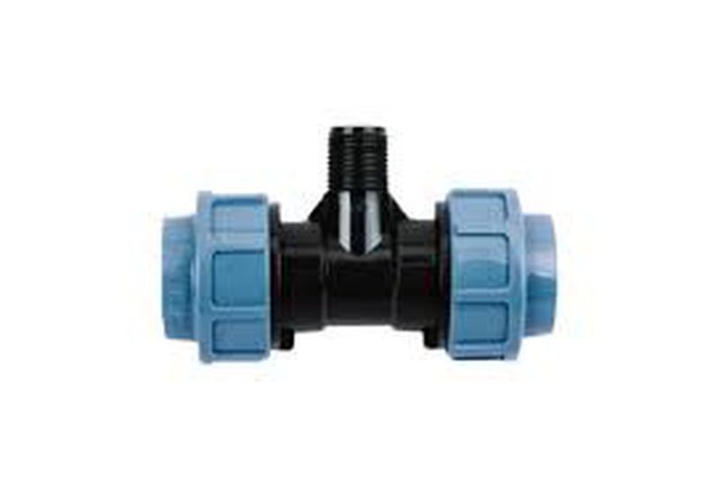 Male Thread Tee HDPE, OKUMA - 20x1/2