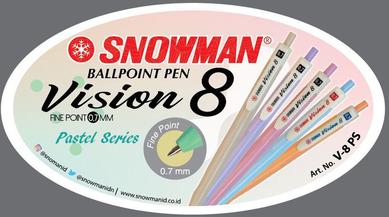 Pulpen Snowman Vision 8