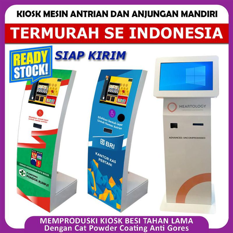 OLOGIS - Mesin Antrian Kiosk Touchscreen 19" Tipe Standar