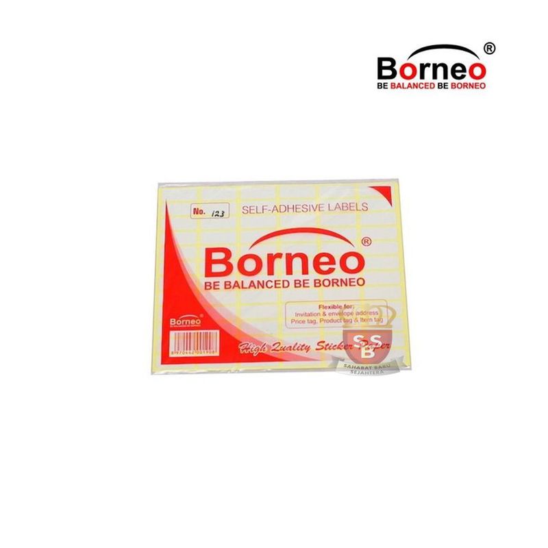LABEL HARGA BORNEO - 112