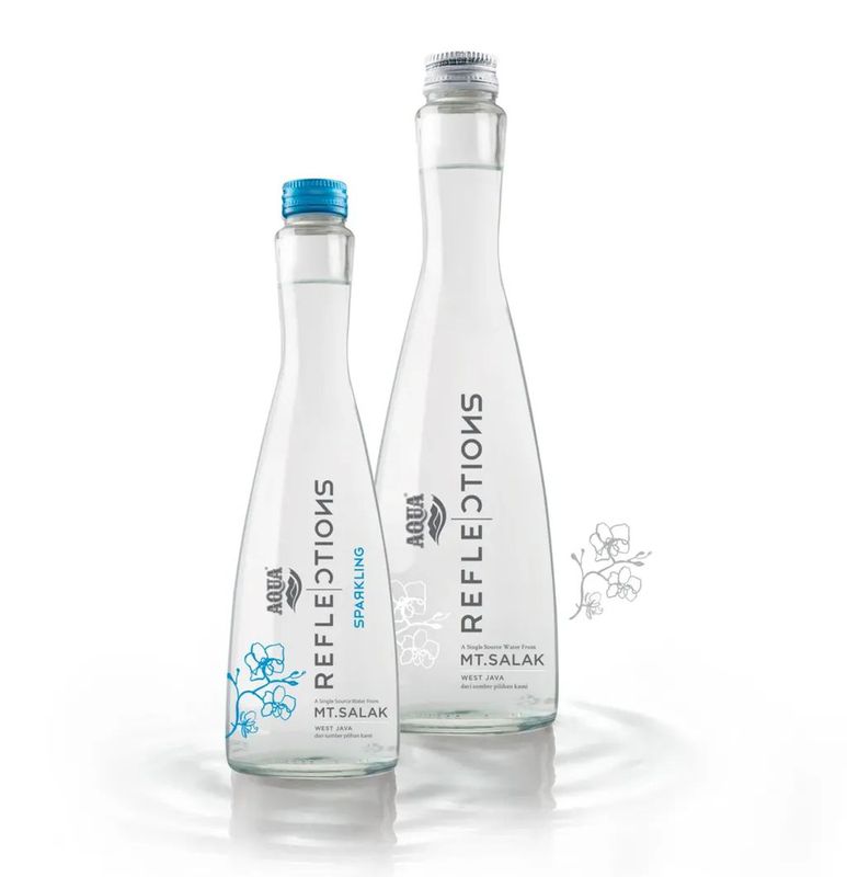 Aqua Reflection Botol Kaca 750ml 1 Dus