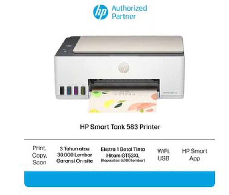 HP Smart Tank 583 Wireless All-in-One Printer