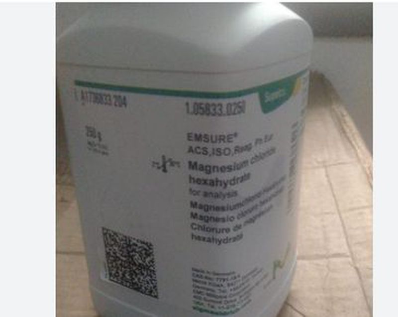 Magnesium chloride hexahydrate @250GR/BOTOL, E-MERCK