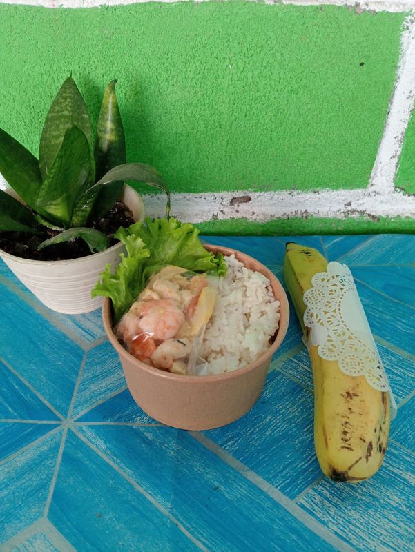 NASI +SAYUR CAPCAY+BUAH PISANG (PMT BUMIL)
