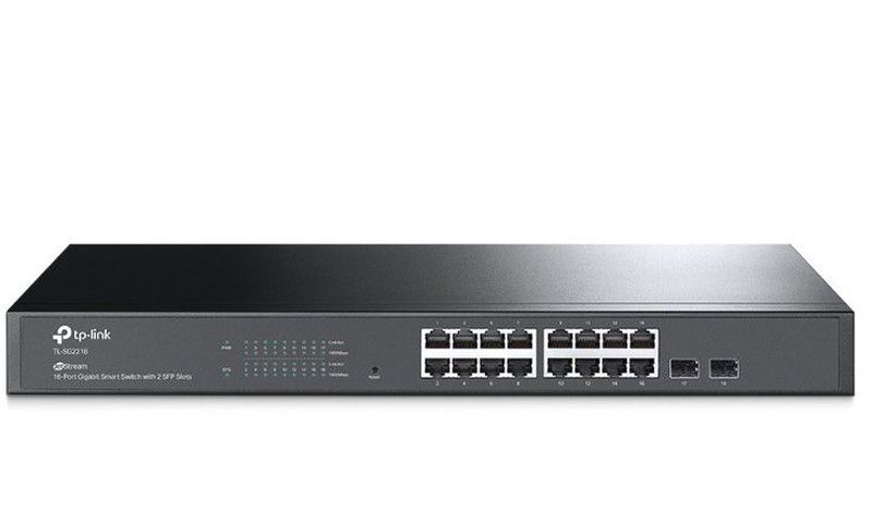 Switch TL-SG2218 JetStream 16-Port Gigabit Smart Switch with 2 SFP Slots