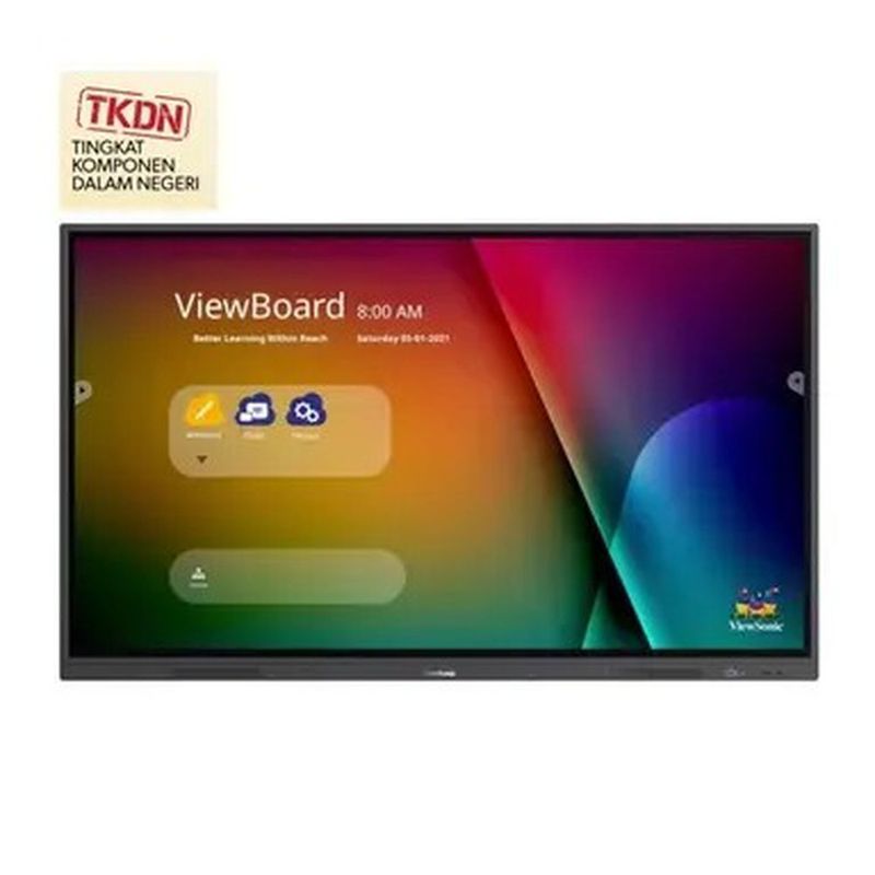SmartBoard ViewSonic VS18418 - 8/128 GB - 75 inch - Wall / Stand + Cam ...