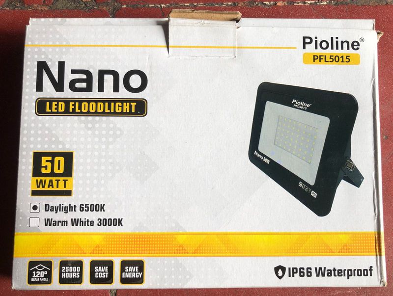 PIOLINE NANO LAMPU TEMBAK LED 50W / LAMPU SOROT LED 50 WATT