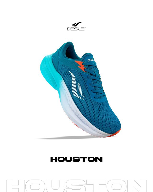 Desle Running Shoes Houston - Putih/Abu Muda - 40