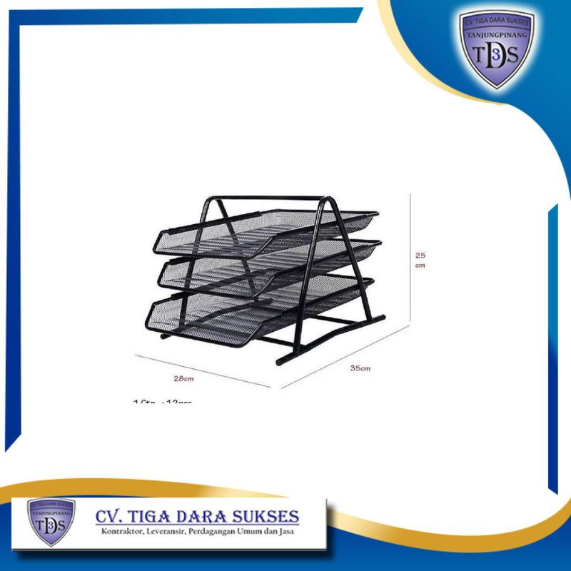 Letter Tray Combo 3 Tingkat