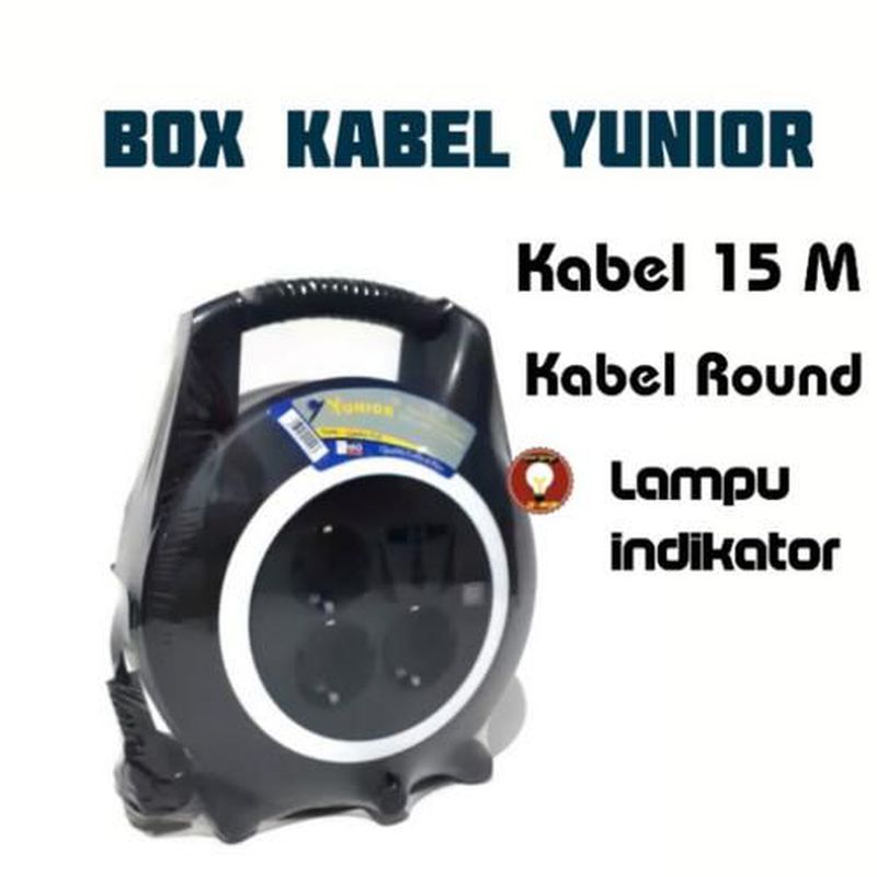 Kabel Roll Yunior 15 Meter - Colokan 4