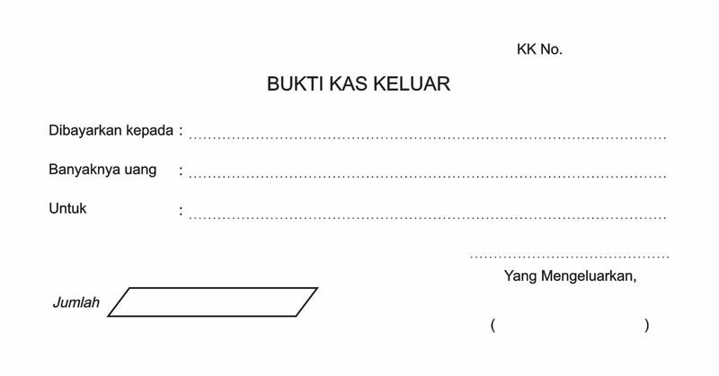 Form Permintaan Pengeluaran Kas