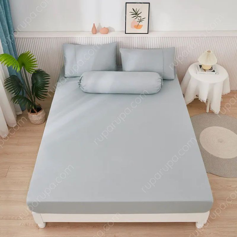 20x200 Cm Set 3 Pcs Seprai Double Microfiber Emboss